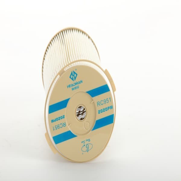 60249072 Mining Excavator Parts RC951 Fuel Filter Element 122*17/50*241